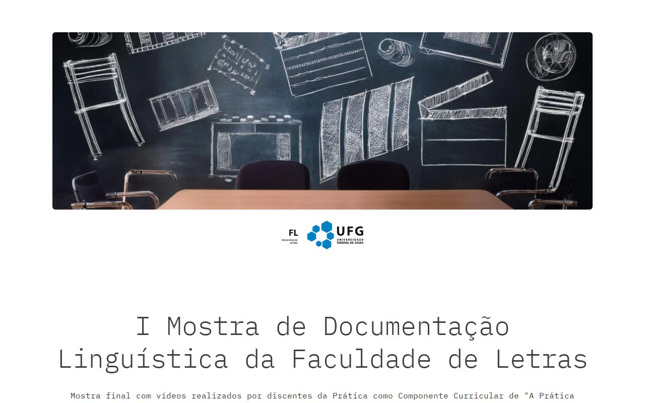 I Mostra de Documentação Linguística da Faculdade de Letras